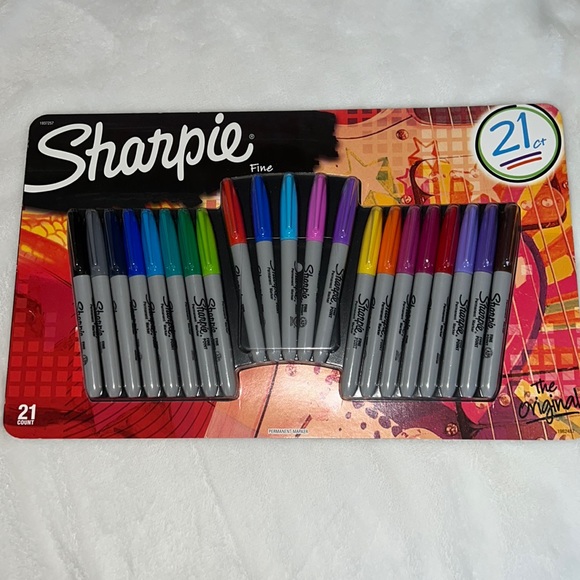 Sharpie | Office | New Sharpie Original Permanent Colorful Fine Markers ...